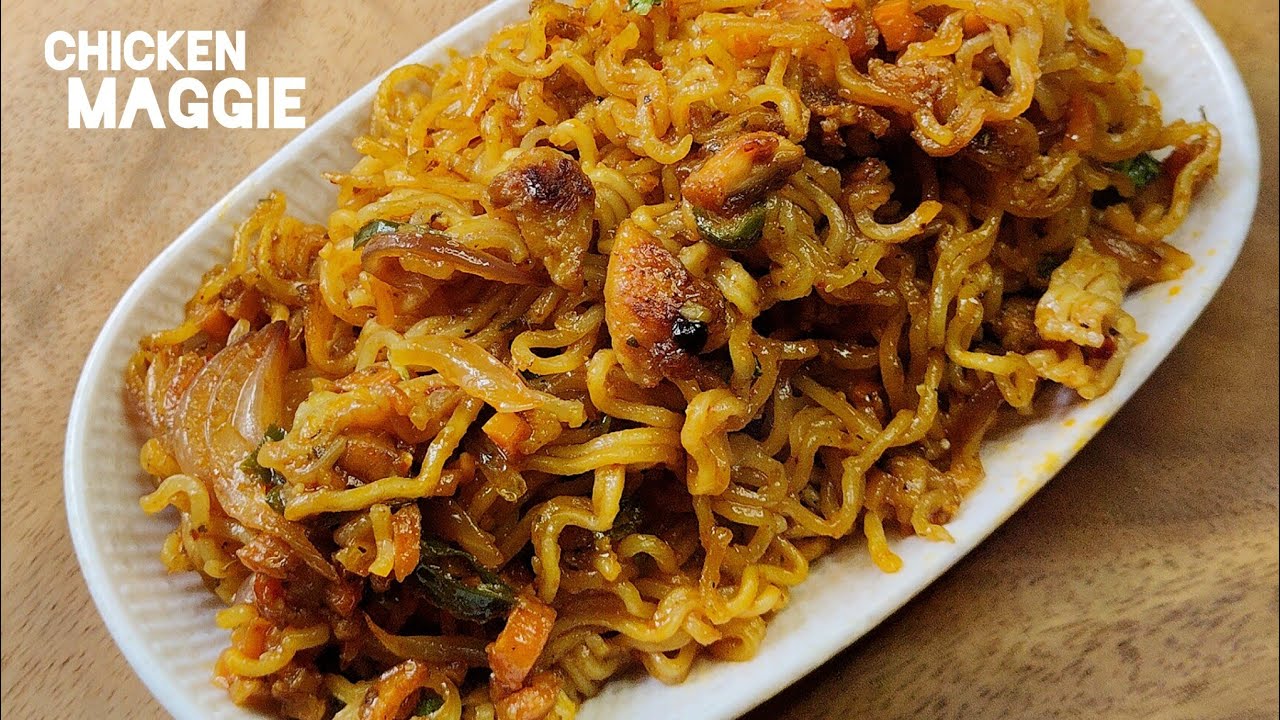 গার্লিক চিকেন ফ্রাইড মেগি ইন বাঙ্গালী, Most Viral Garlic Chicken Fried ...
