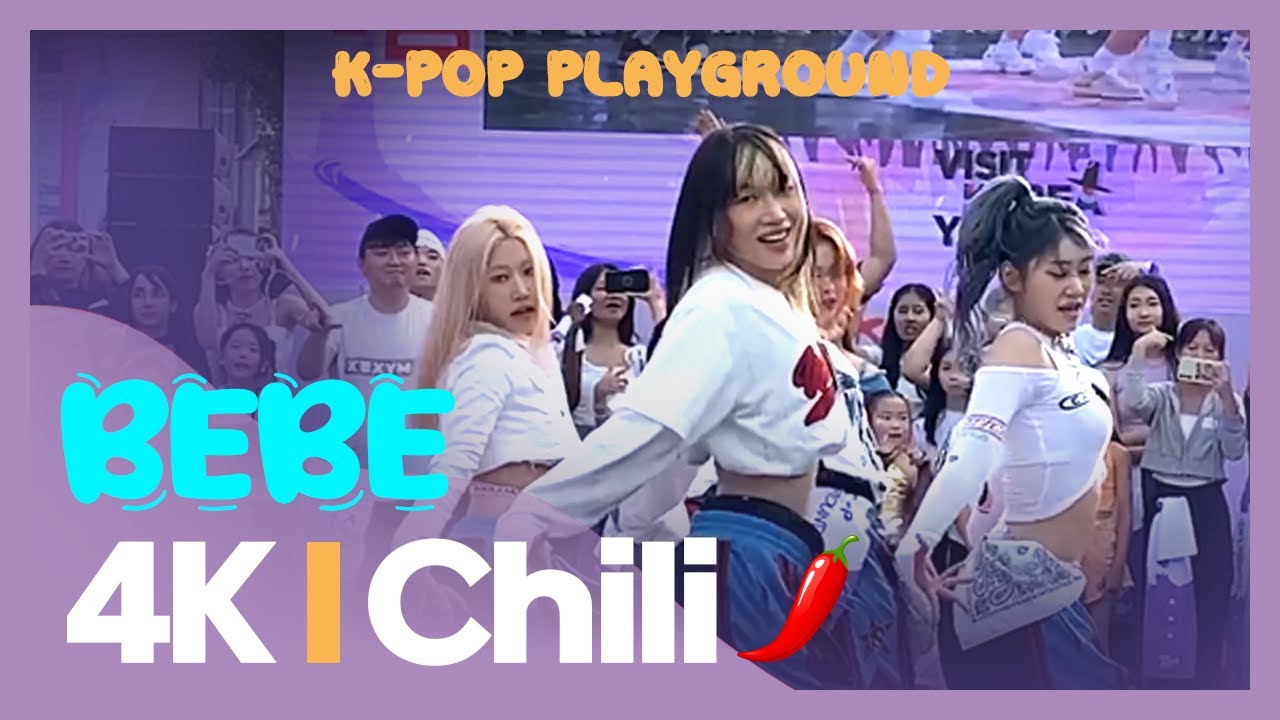 🌶화끈하고 포인트가 돋보이는 무대! 이게 바로 댄스다!＜BEBE - ChIli＞l K-POP PLAYGROUND - YouTube