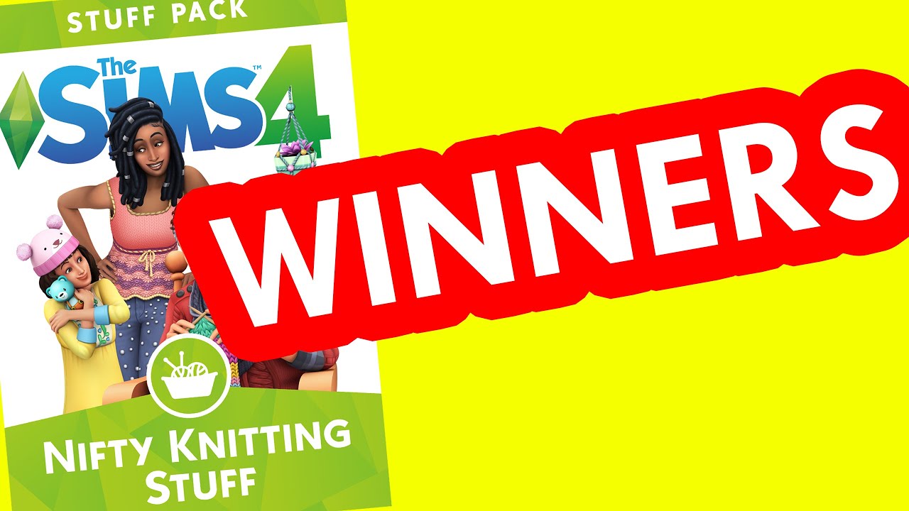 Nifty Knitting GIVEAWAY WINNERS! | The Sims 4 Nifty Knitting Stuff Pack ...
