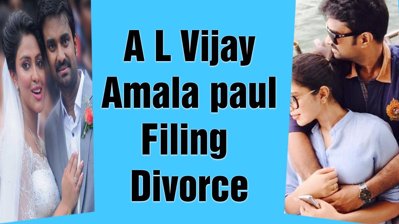 Director AL Vijay and Amala Paul Filing Divorce - YouTube