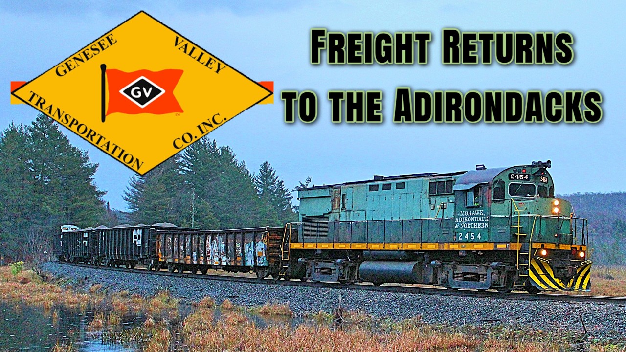 FIRST TRAIN IN 25 YEARS: The Rebirth of the Mohawk, Adirondack ...