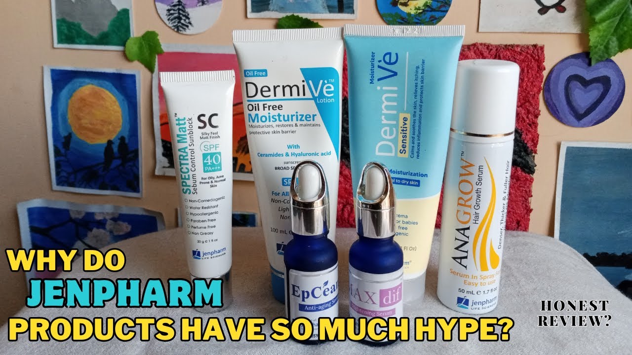 The TRUTH About JENPHARM Skincare Products | SKIN + HAIR products - YouTube
