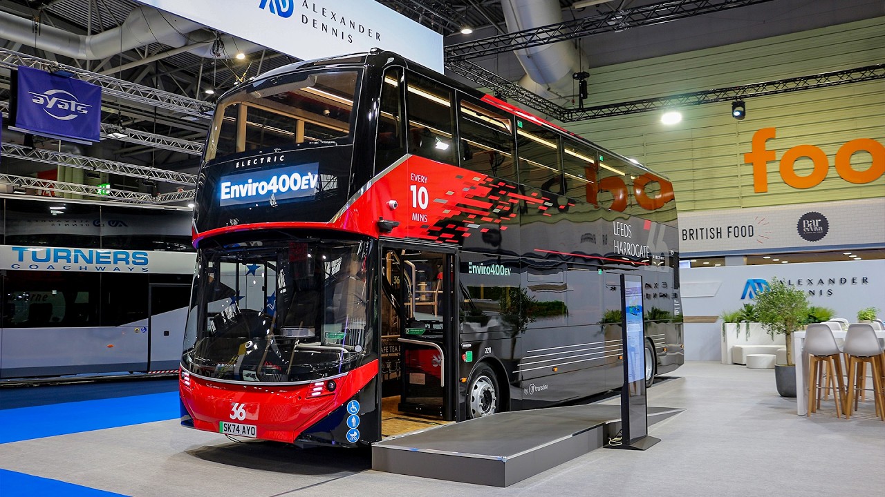 Alexander Dennis Enviro400EV - Euro Bus Expo 2024 - YouTube