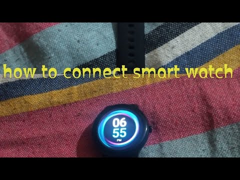 How to connect smart watch with mobile 📲 by application ll Smart watch ...