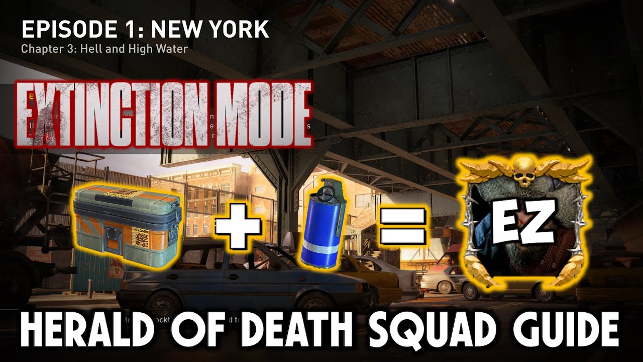 Easiest Herald of Death Guided Squad Run in New York 3 Extinction ...