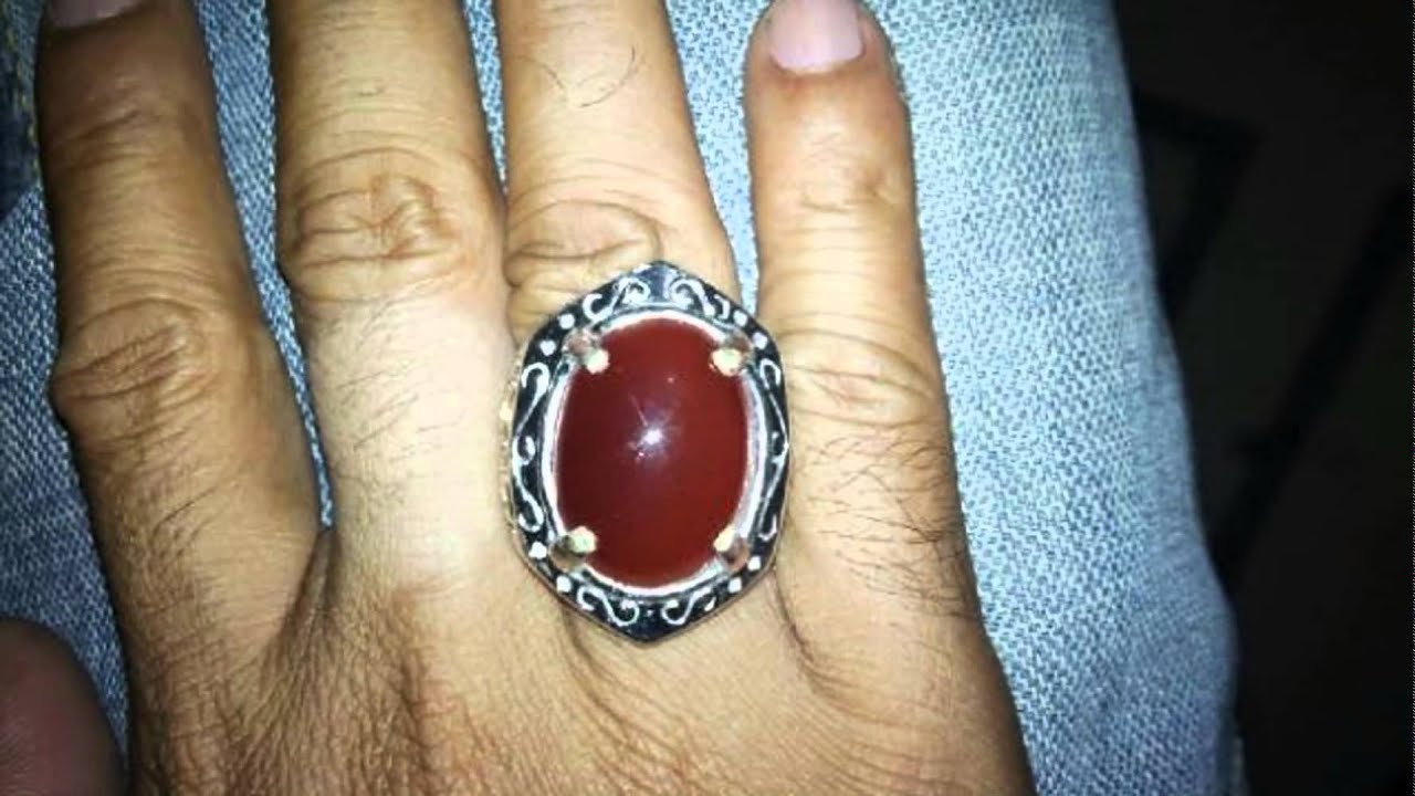 Batu Akik Red Raflesia Asli Bengkulu - YouTube