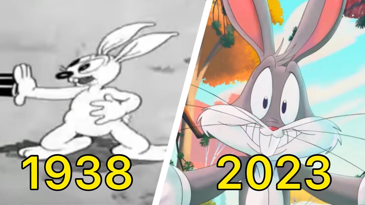 Evolution of Bugs Bunny in 30 seconds - YouTube