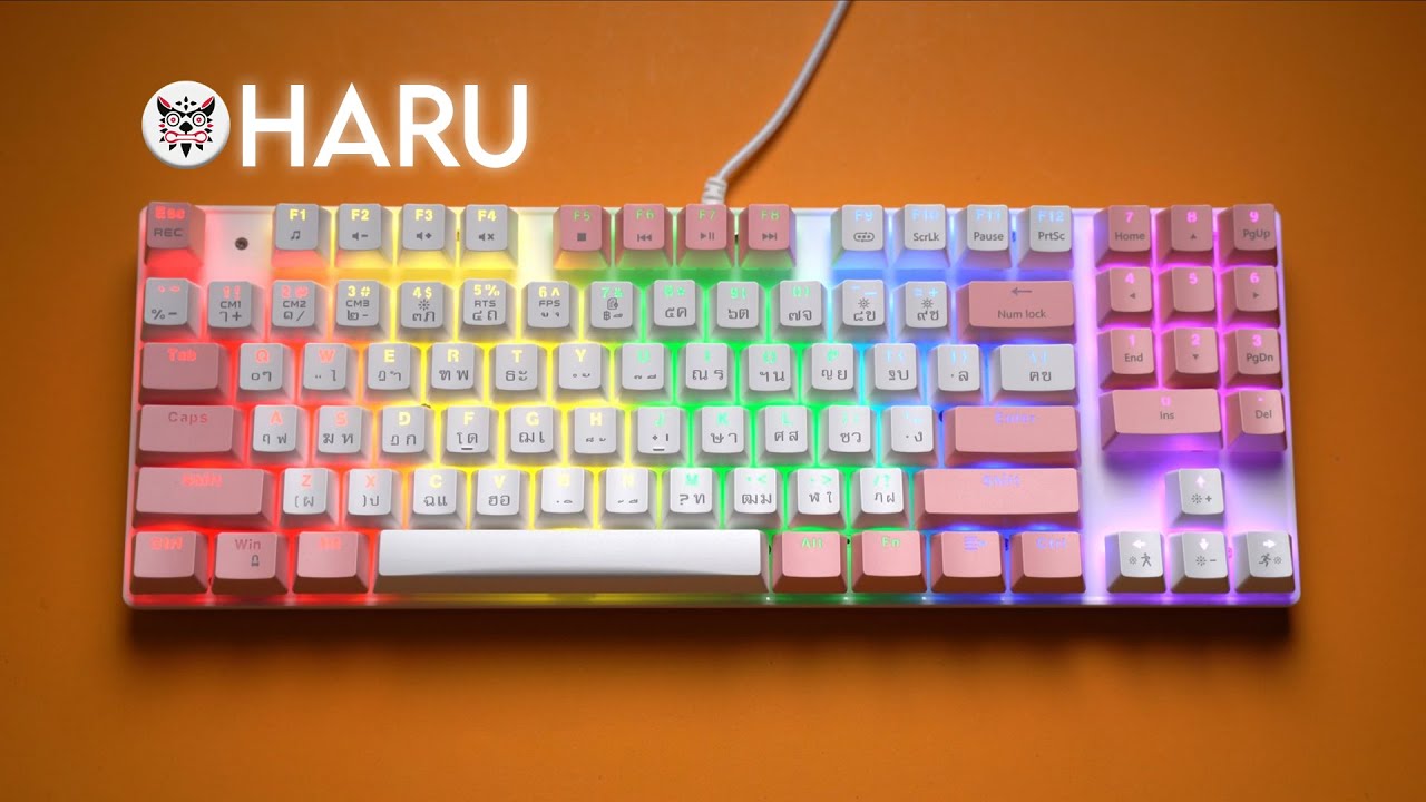 รีวิว Onikuma HARU Gaming Keyboard Mini RGB คีย์บอร์ด 80% ตัวแรกจาก ...