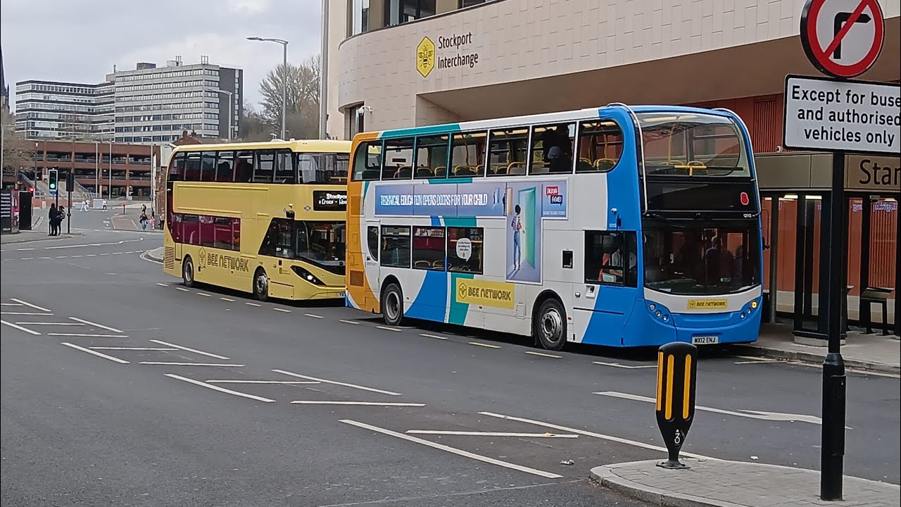 Bus Spotting at Stockport Bus Station | Bee Network Buses in Action ...