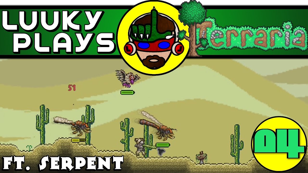 THE YO-YO VS THE ANTLION DEN [04] Luuky Plays : Terraria - Expert Mode ...