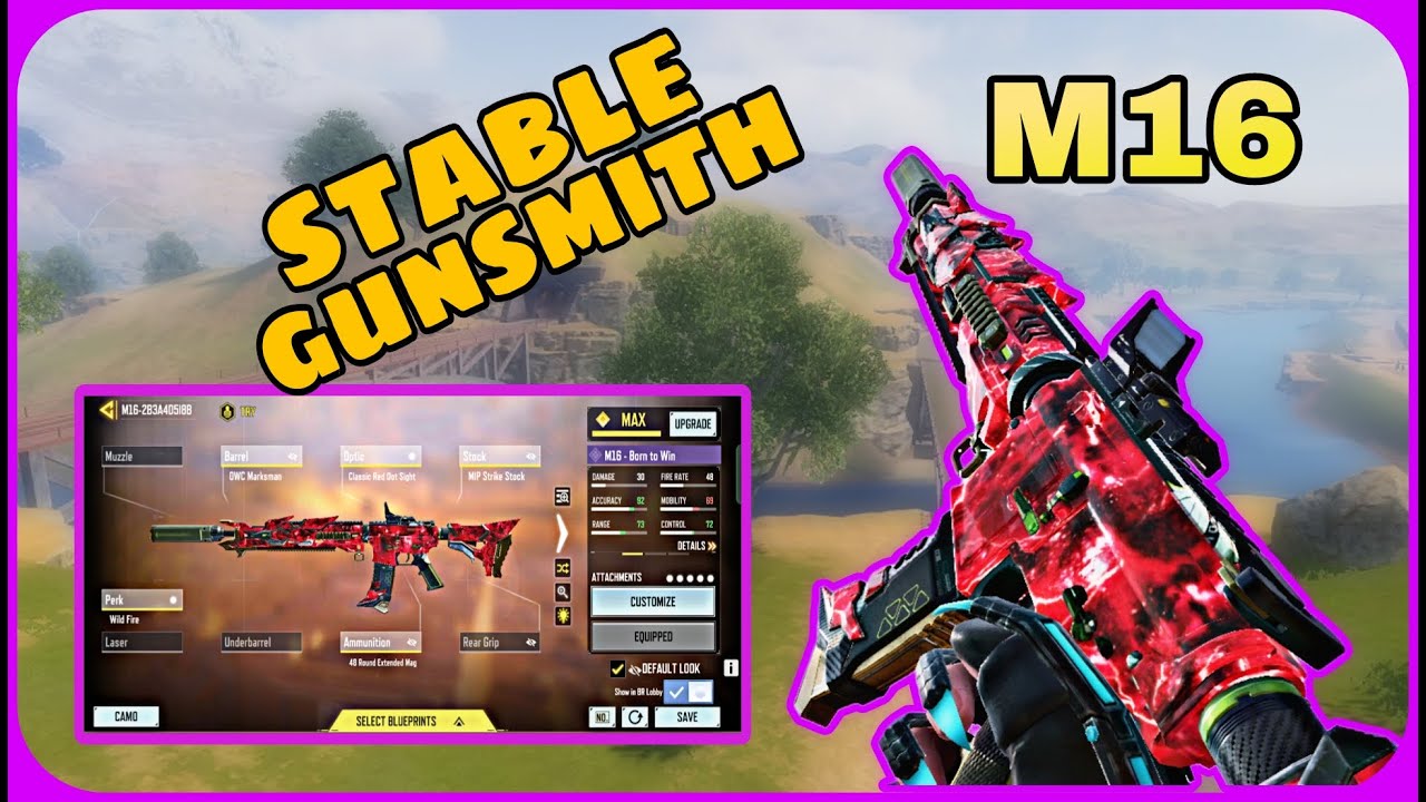 M16 with Wild Fire ( Park ) Stable gunsmith | 15 KILLS USING NEW META ...