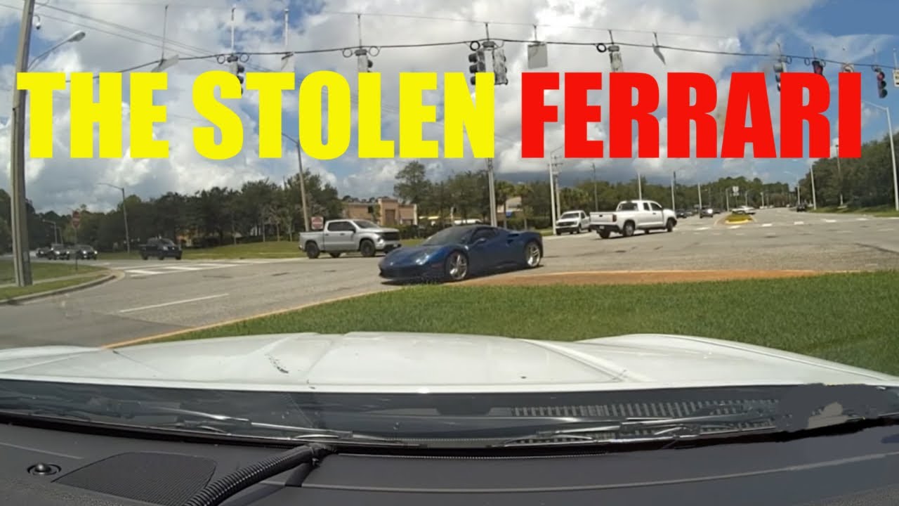 The Stolen FERRARI Police Chase - YouTube