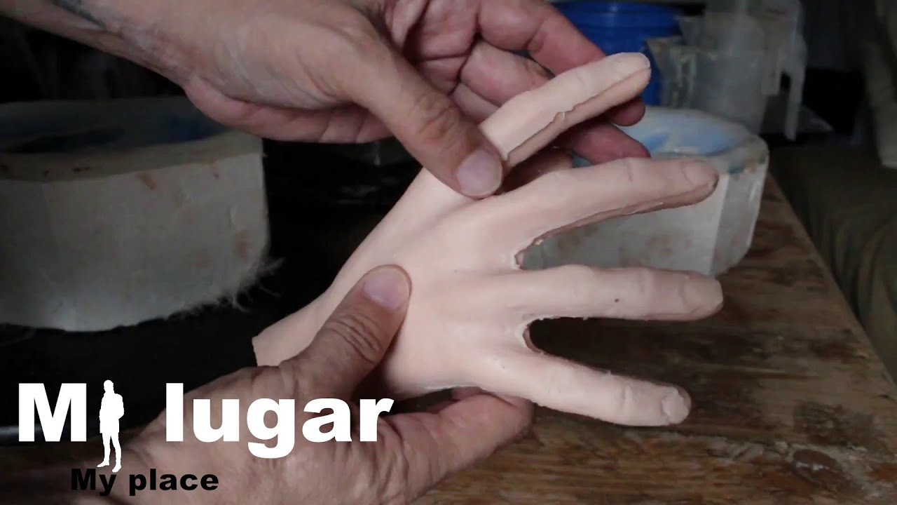 making hands on silicone - YouTube