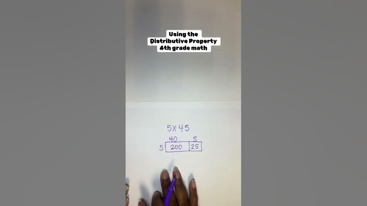 Multiplying using distributive property. #multiplication #fourthgrade # ...