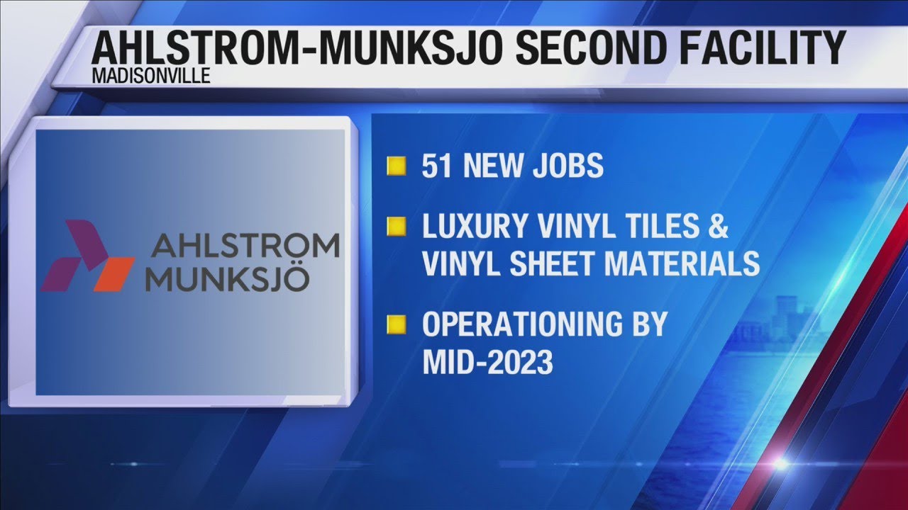 Ahlstrom-Munksjo announces second Madisonville facility - YouTube