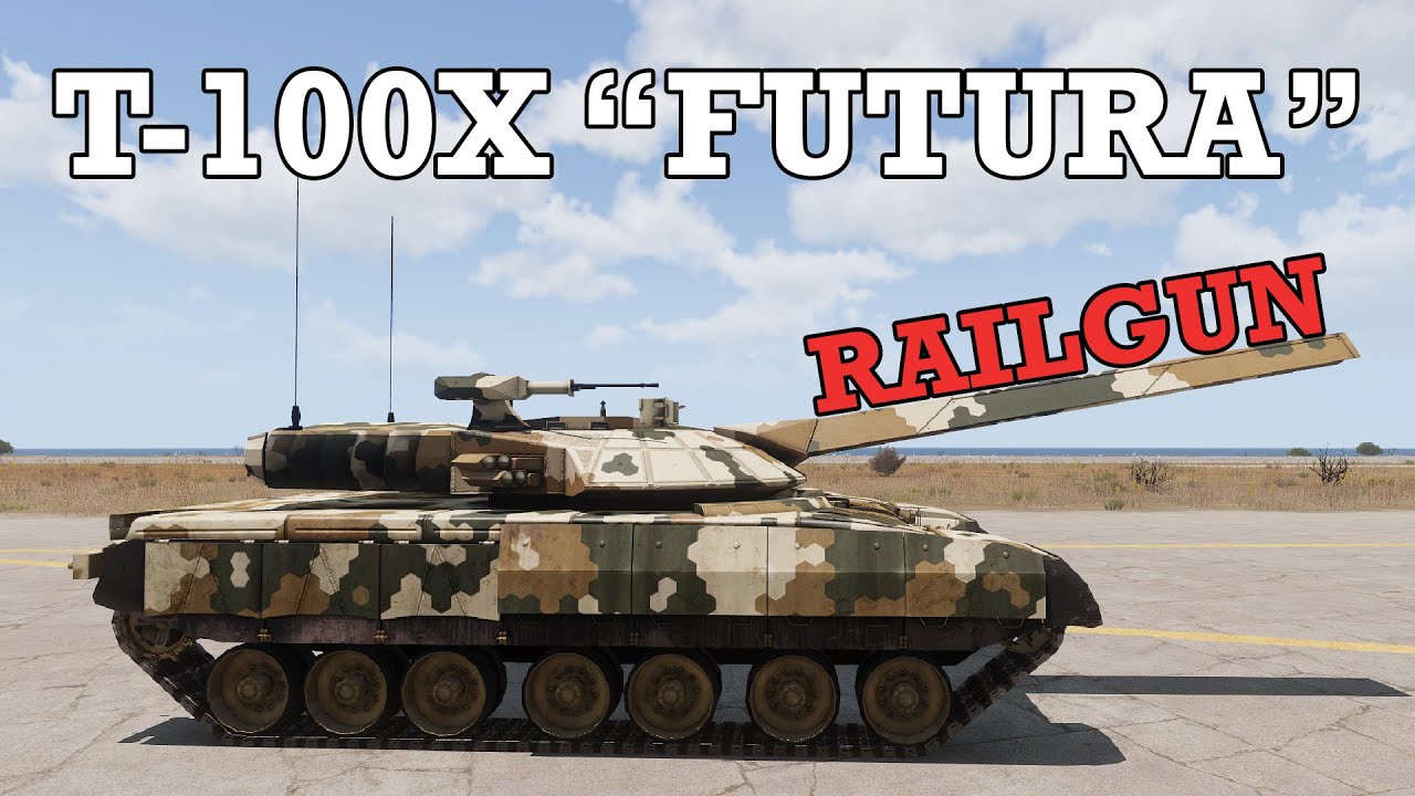 They finally added the Railgun Tank to ArmA 3 - YouTube
