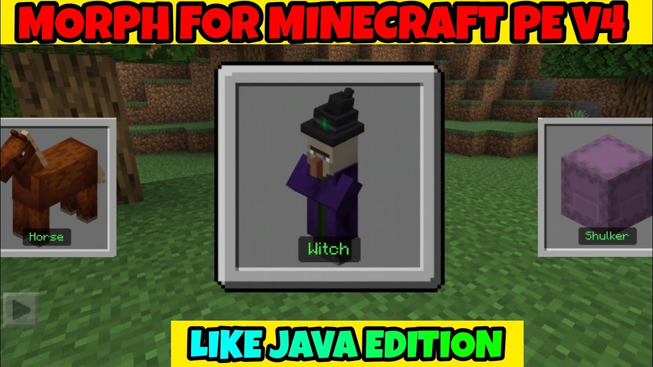 Morph V4 for Minecraft Pocket edition | Morph version 4 update in ...