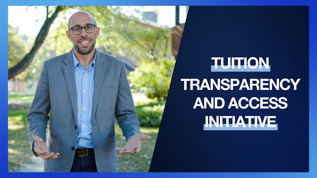 Trinity's New Tuition Transparency and Access Initiative - YouTube