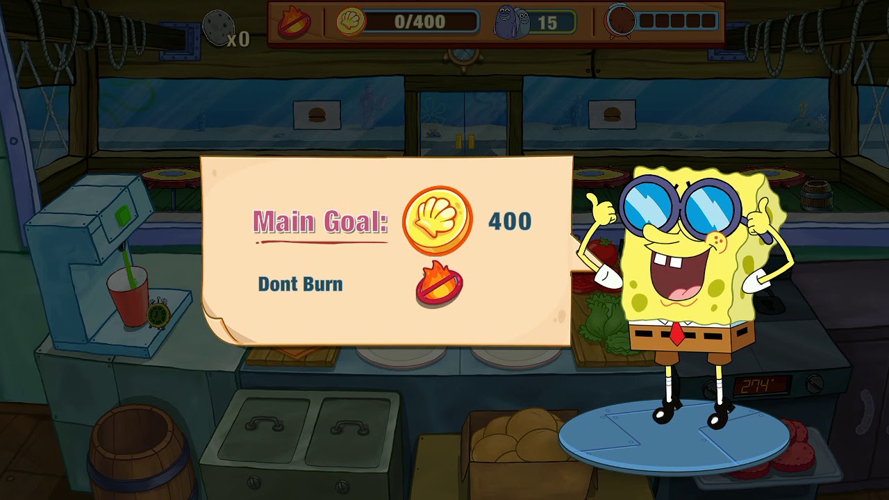 SPONGEBOB: Krusty cook-off | Level 16 | Part 2 - The Krusty Krab - YouTube