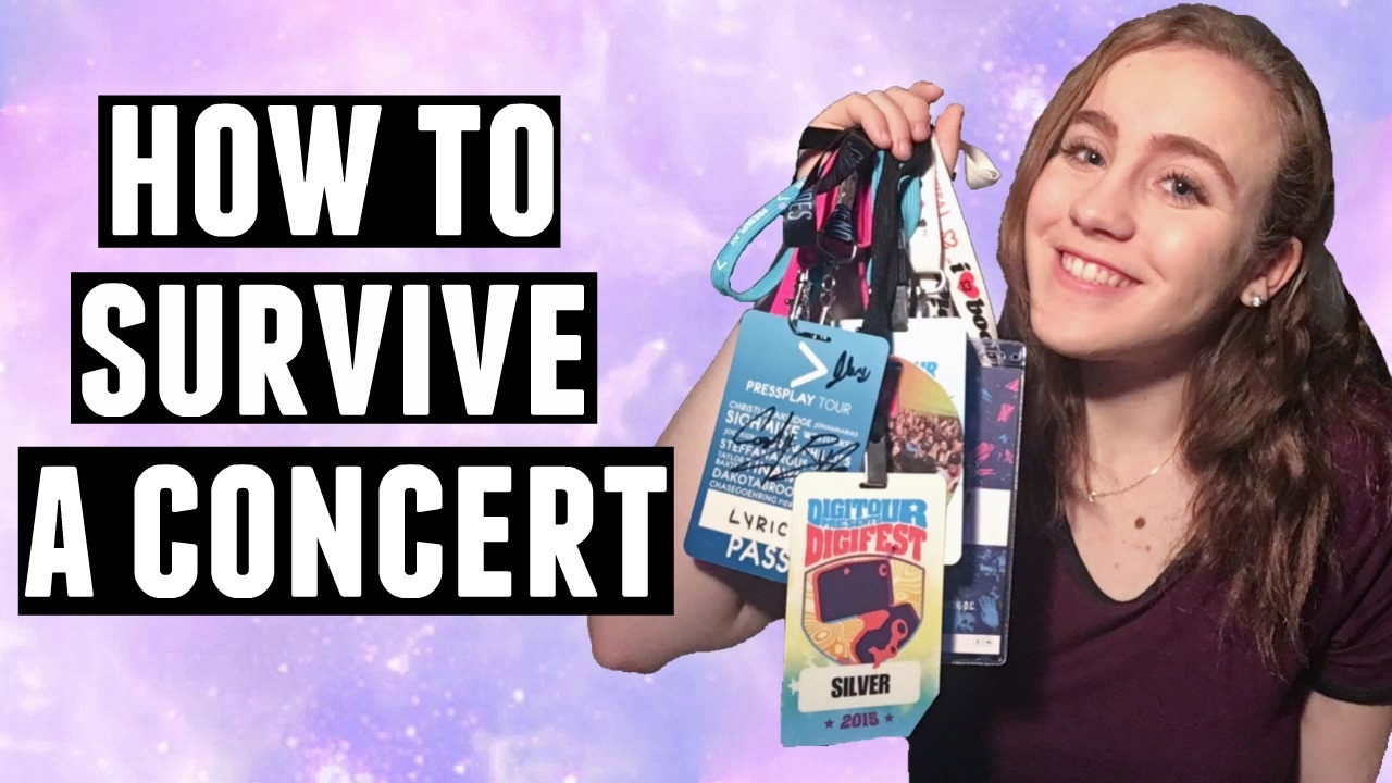 CONCERT SURVIVAL GUIDE: WHAT TO BRING + TIPS - YouTube