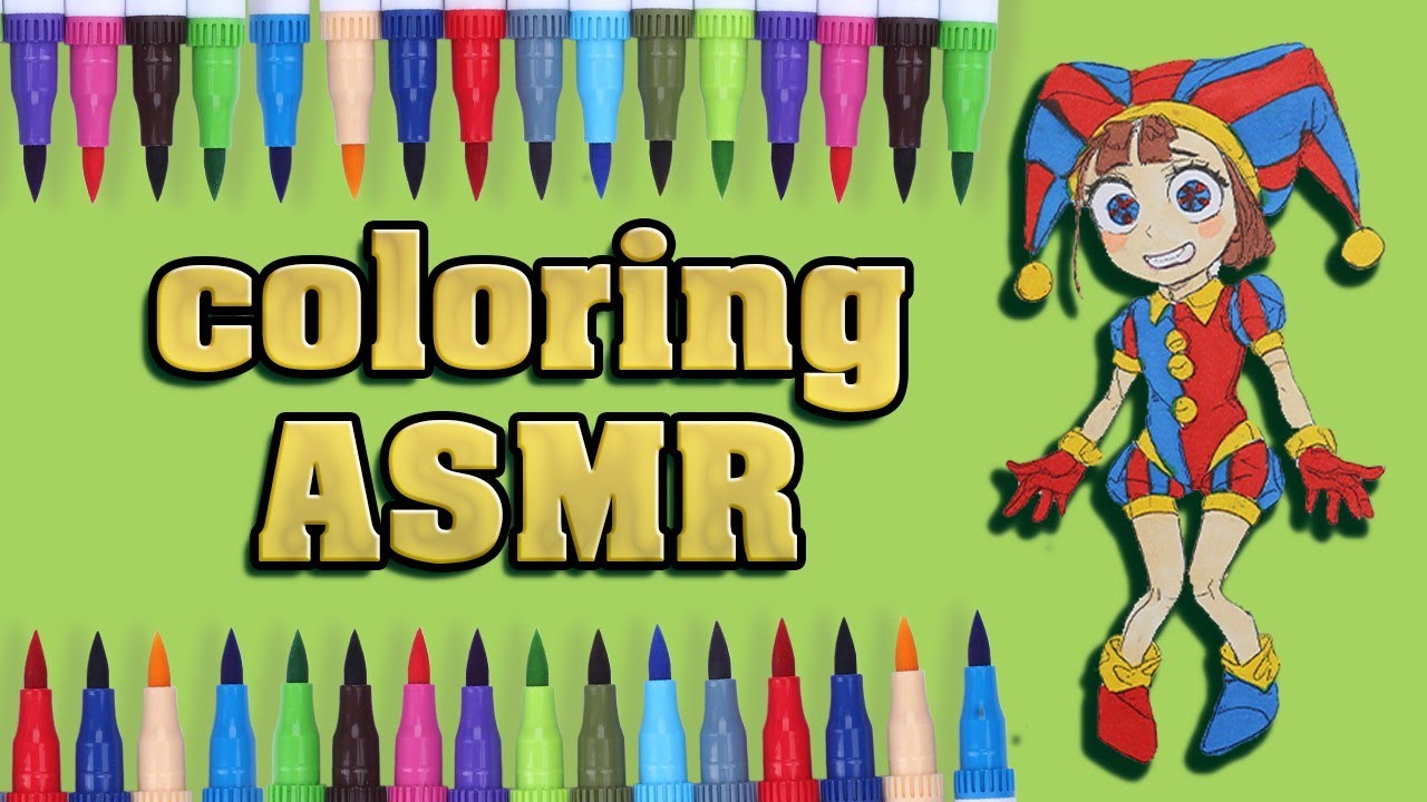 How to Colouring with my Kitty🎨Pomni from The Amazing Digital Circus 🎪 ...