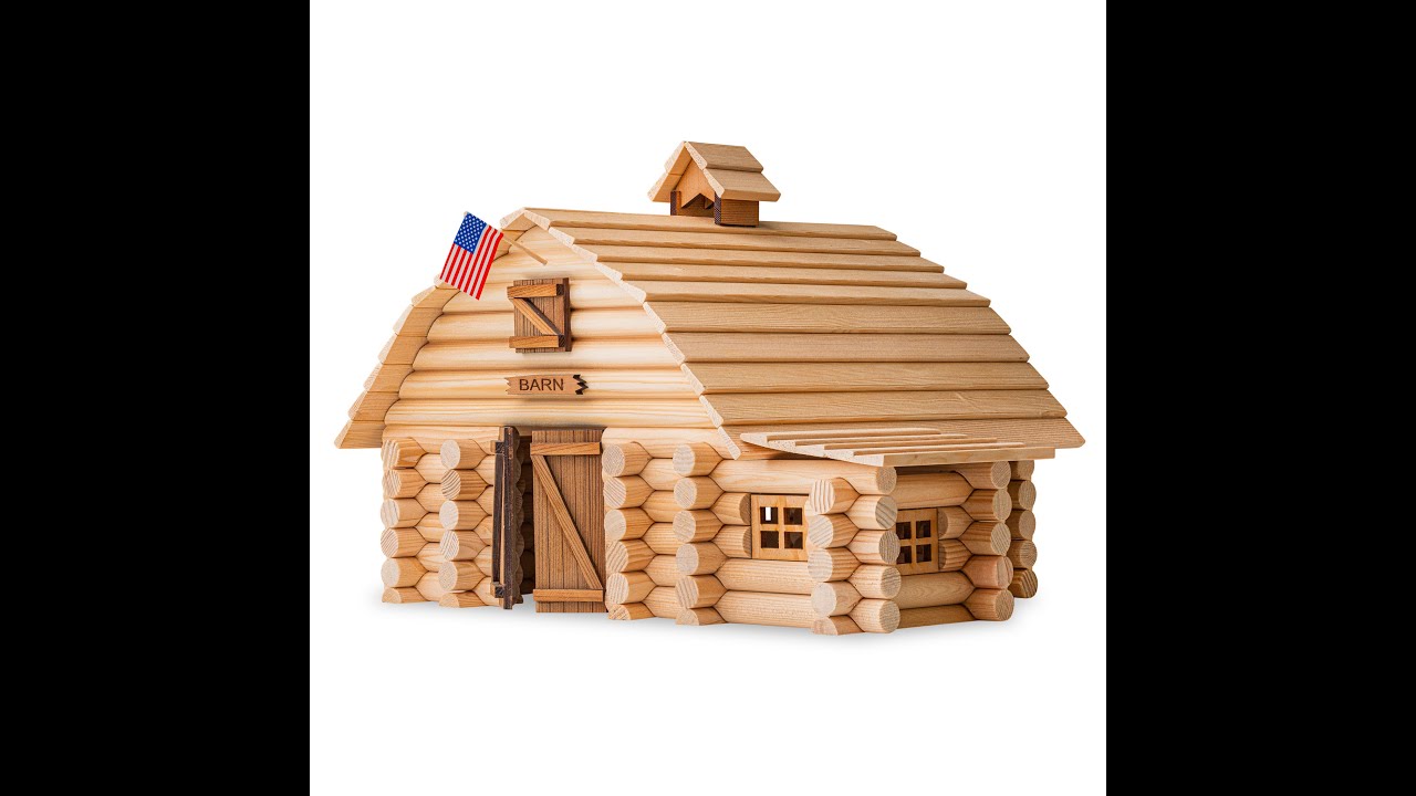 LOG CABIN TOYS Homesteader Barn Instructional Video - YouTube