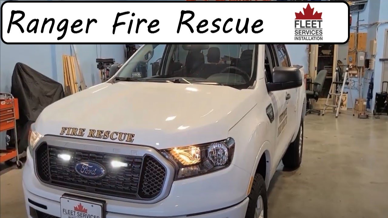 Fire Services 2021 Ford Ranger Admin Vehicle | Fleet Services ...