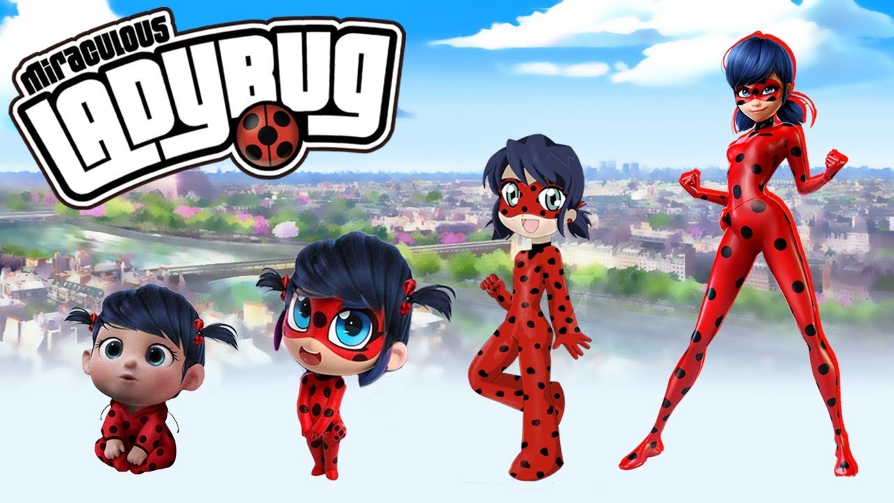Miraculous Ladybug and Chat Noir Growing Up | Zilo TV - YouTube