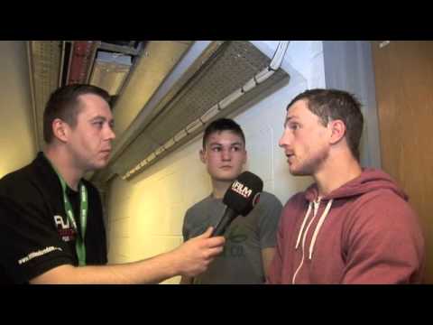 JOHN THAIN (WITH RYAN TOMS) POST-FIGHT INTERVIEW FOR iFILM LONDON / THAIN v TOMS / RULE ...