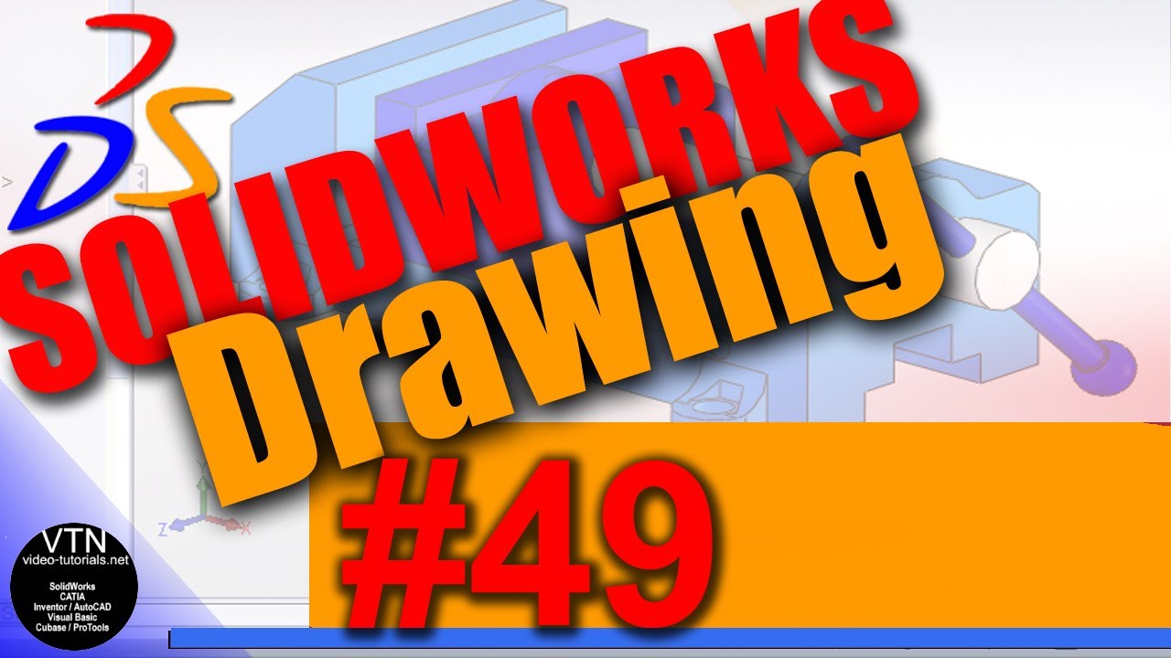 SOLIDWORKS Drawing 49 ( 3D Drawing Views ) - YouTube