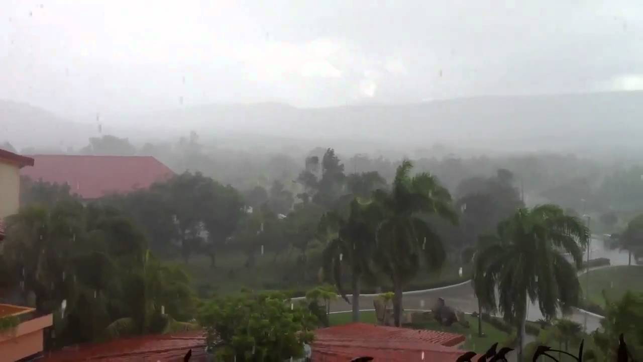 A Cuba tropical rain shower - YouTube