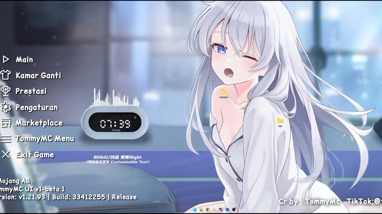 TEXSTUREPACK UI MINECRAFT "ELAINA V4" #minecraft #anime #ui #elaina #v4 ...