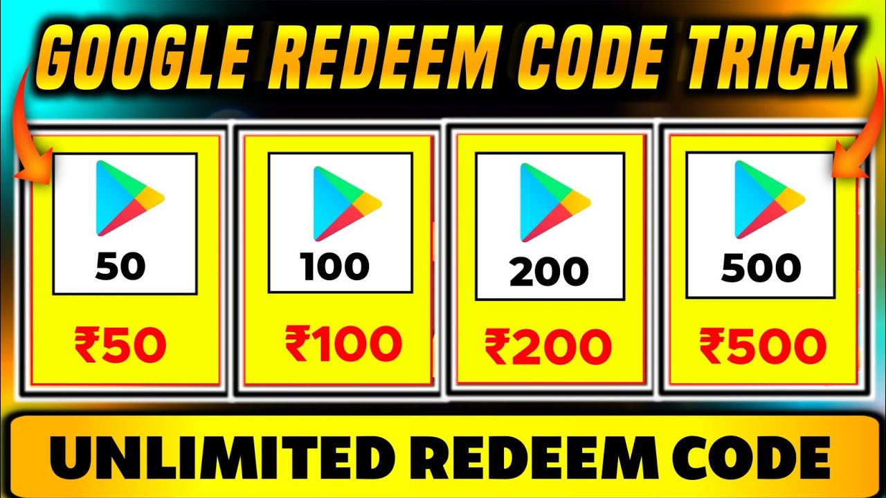 Earn Google Redeem Code ₹50,100,200,500 😱 - Free Google Play Gift Card ...