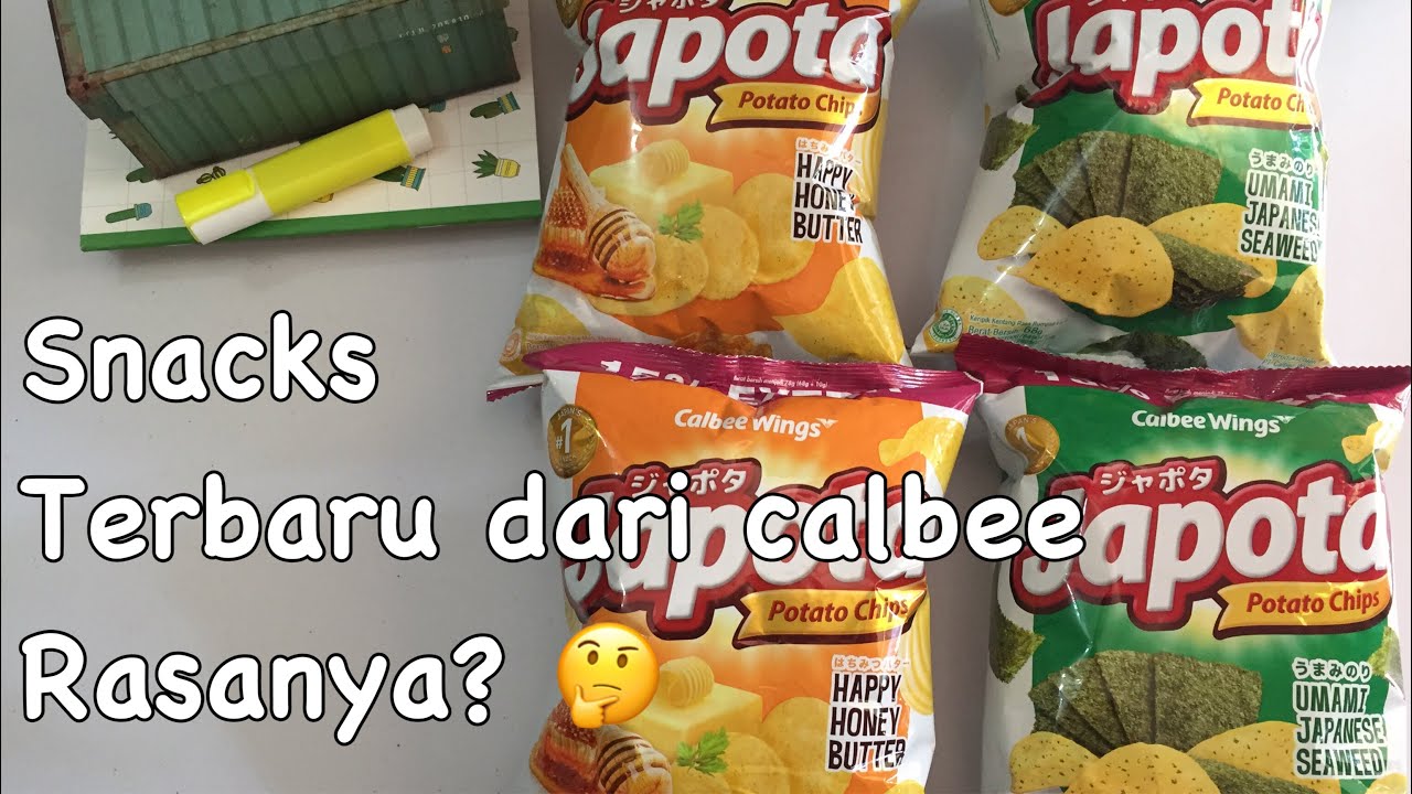 Snacks terbaru calbee wings japota potato chips, rasanya? 🤔 - YouTube