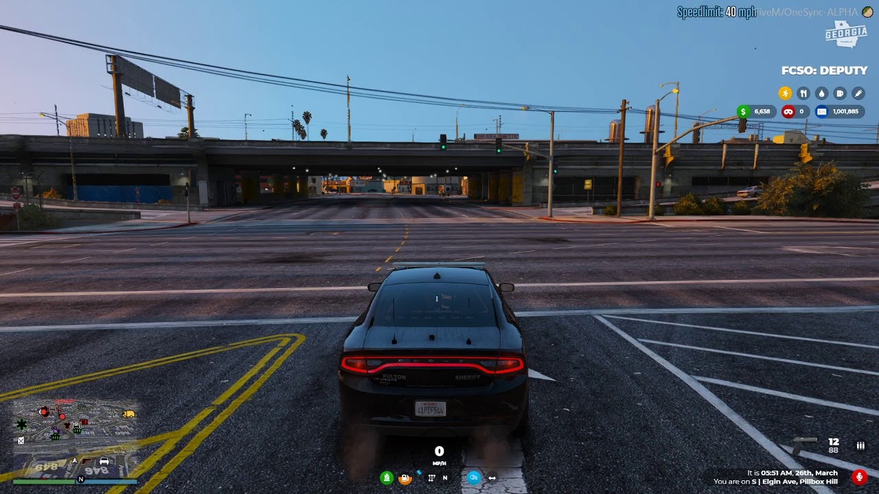 FiveM FCSO Deputy patroling the streets of Georgia ! :) - YouTube