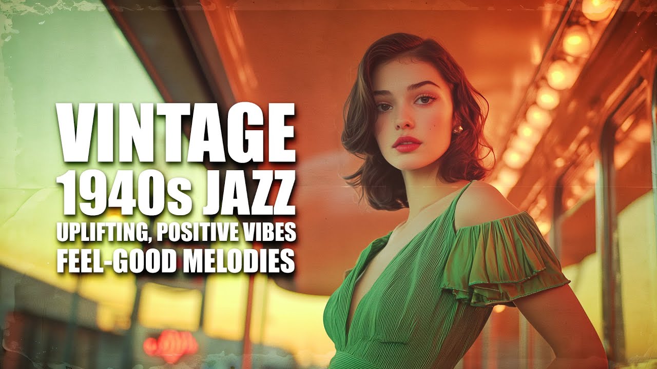Retro futuristic world. Vintage 1940s playful jazz playlist. #jazz # ...