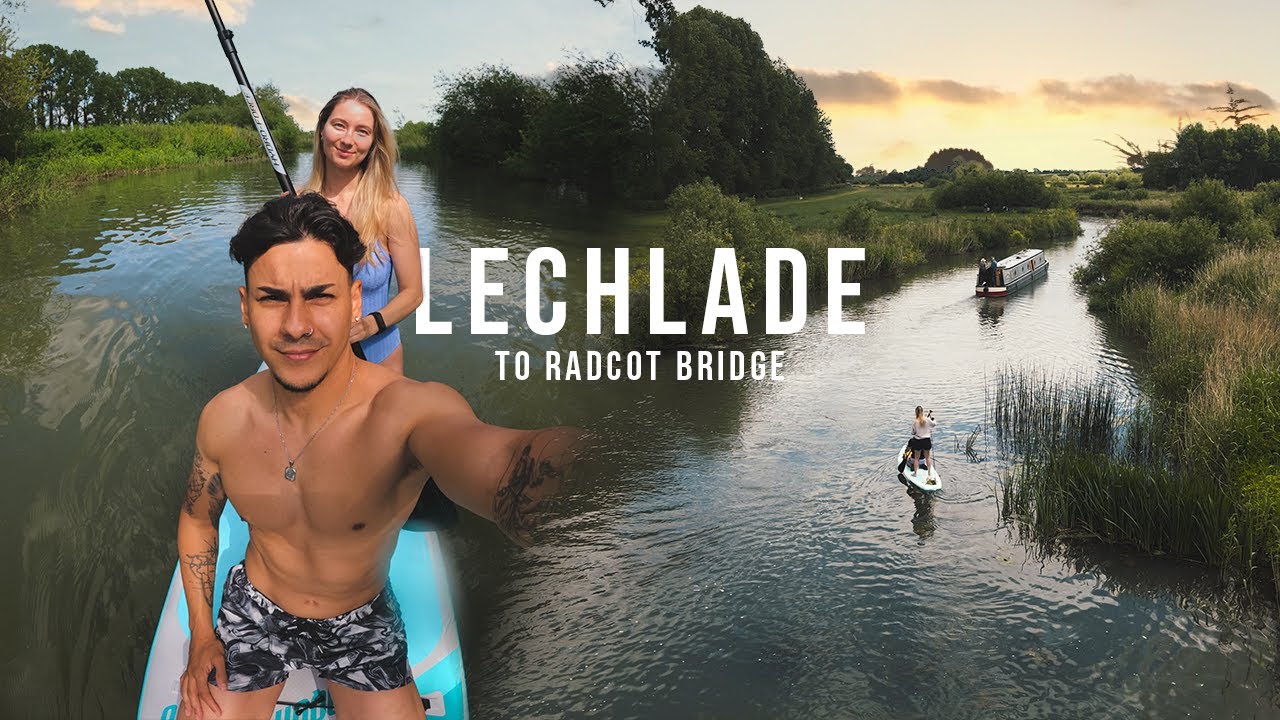 Paddle boarding Lechlade to Radcot - with ARTEESOL Dry Bag - YouTube