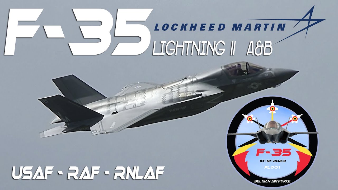 4Kᵁᴴᴰ F-35 Lightning II of the USAF - RAF - RNLAF - YouTube