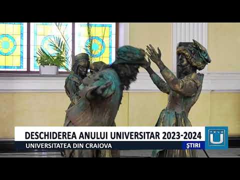Deschiderea Anului Universitar 2023-2024, Universitatea din Craiova, spectacol - YouTube