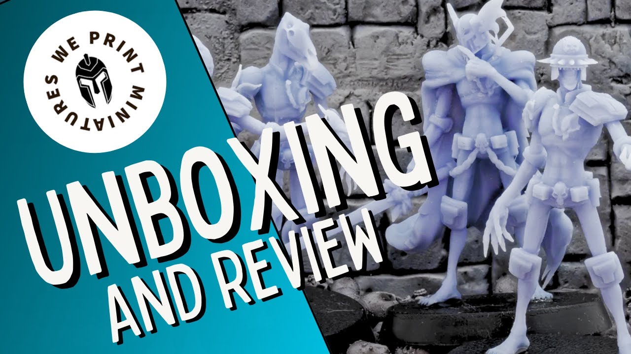 We Print Miniatures - Unboxing and Review. - YouTube