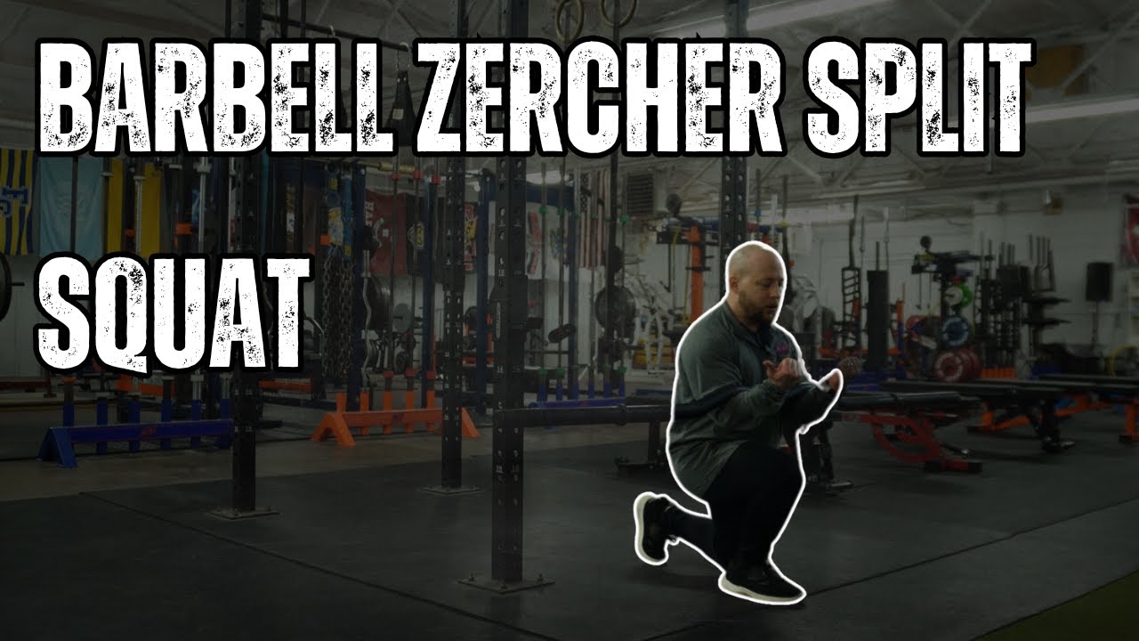 Barbell Zercher Split Squat - THIRSTgym.com - YouTube