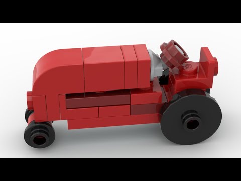 MOC LEGO old tractor speed build in 4K - YouTube