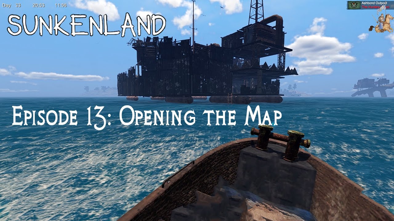 Opening the Map | Sunkenland Solo Gameplay Episode 13 | Early Access ...