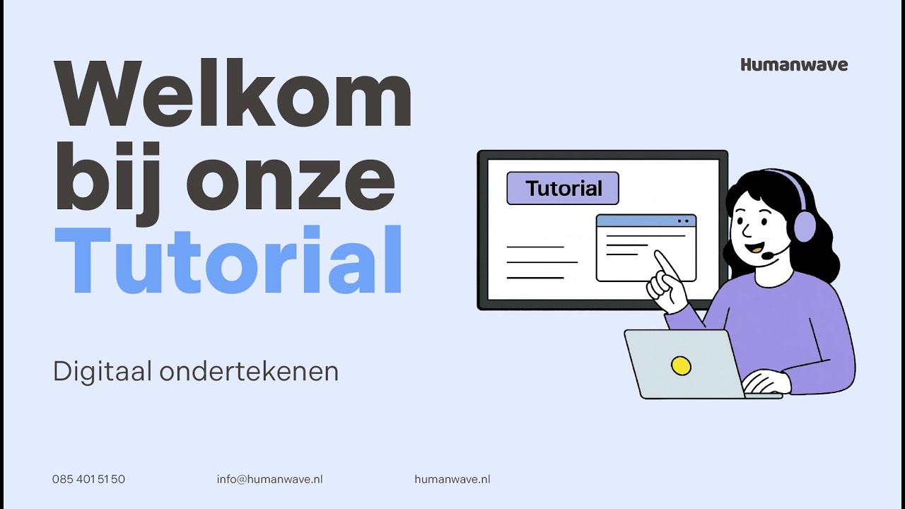 Humanwave Tutorial | Digitaal ondertekenen - YouTube