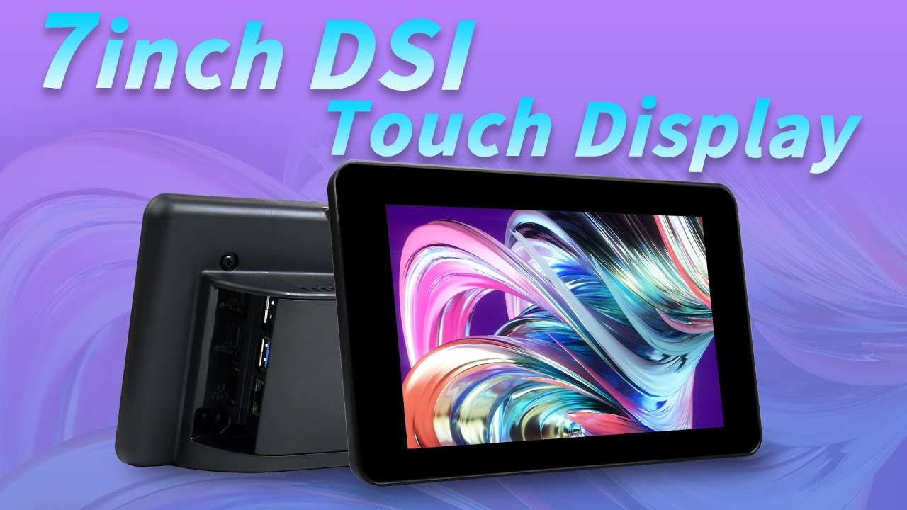 7 Inch Touch Screen, DSI LCD Display, Portable IPS Capacitive Touchscreen, Monitor for Raspberry ...