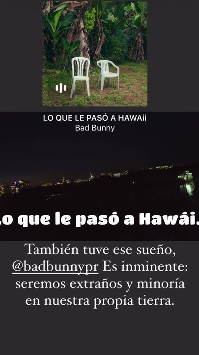 Lo Que Le Paso A Hawaii - Bad Bunny - Letras #hawaii - YouTube