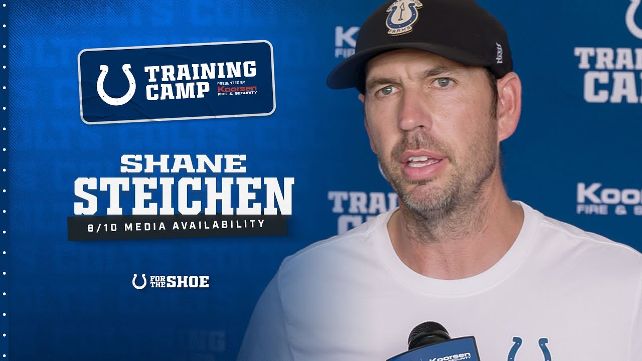 Shane Steichen Training Camp Media Availability : August 10 - YouTube