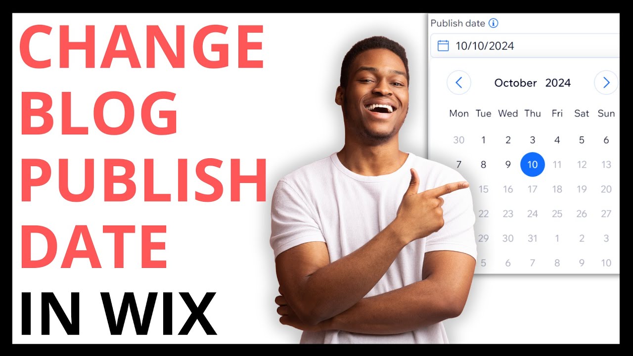How to Change Blog Post Publish Date in Wix [QUICK GUIDE] - YouTube