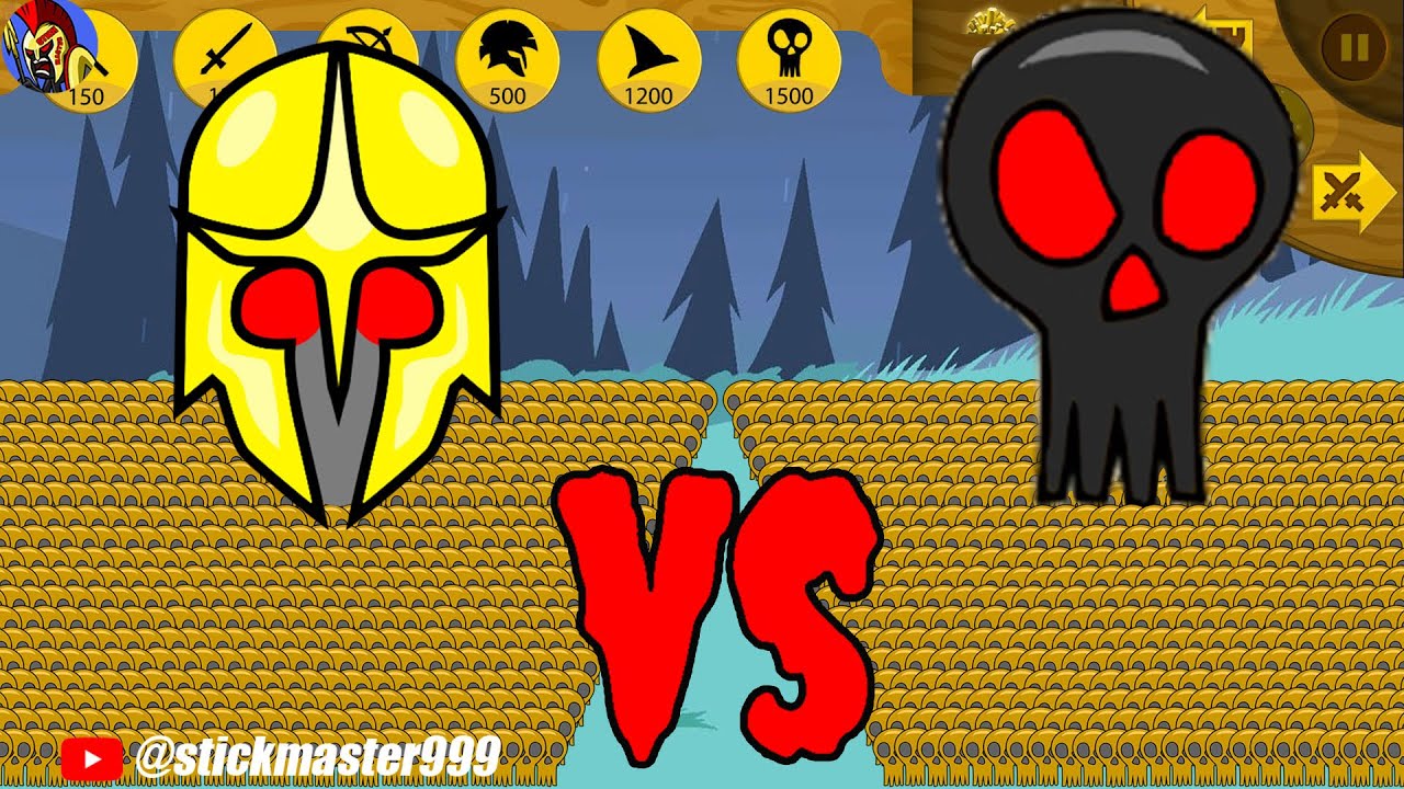 ULTIMATE 9999 HEAD ITEM GRIFFON VS 9999 ITEM SPEARTON BOSS | STICK WAR ...