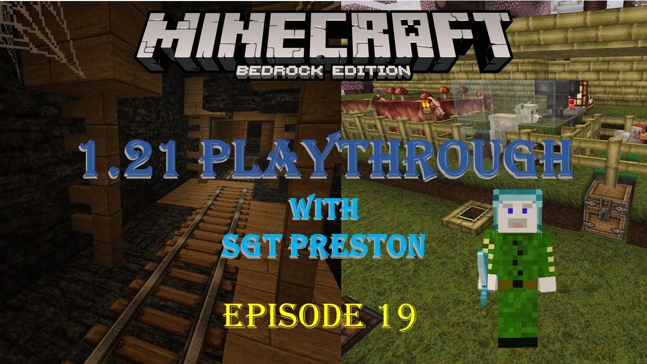 Episode 19 - Auto Shearing Sheep & Getting Rails from Mineshaft ...
